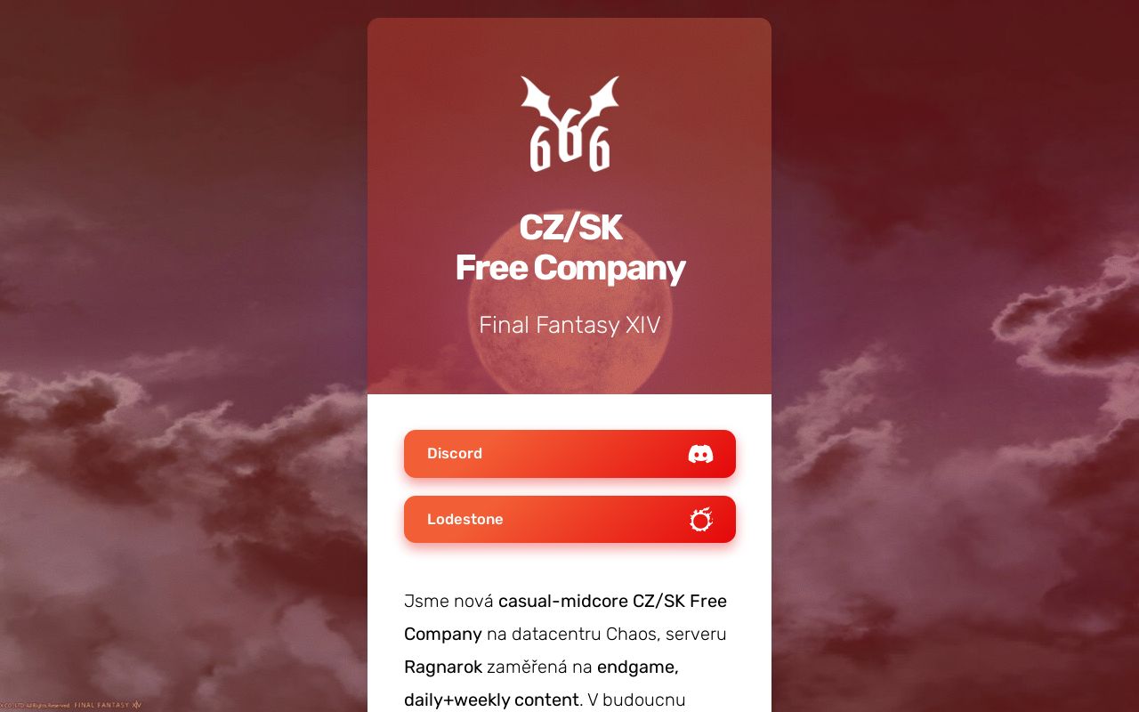 6 6 6 - CZ/SK FFXIV FC